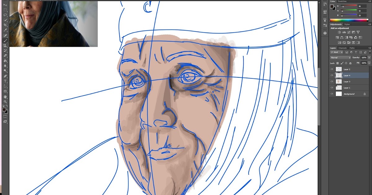 Chasing the Muse: Game of Thrones Fan Art: Lady Olenna Tyrell
