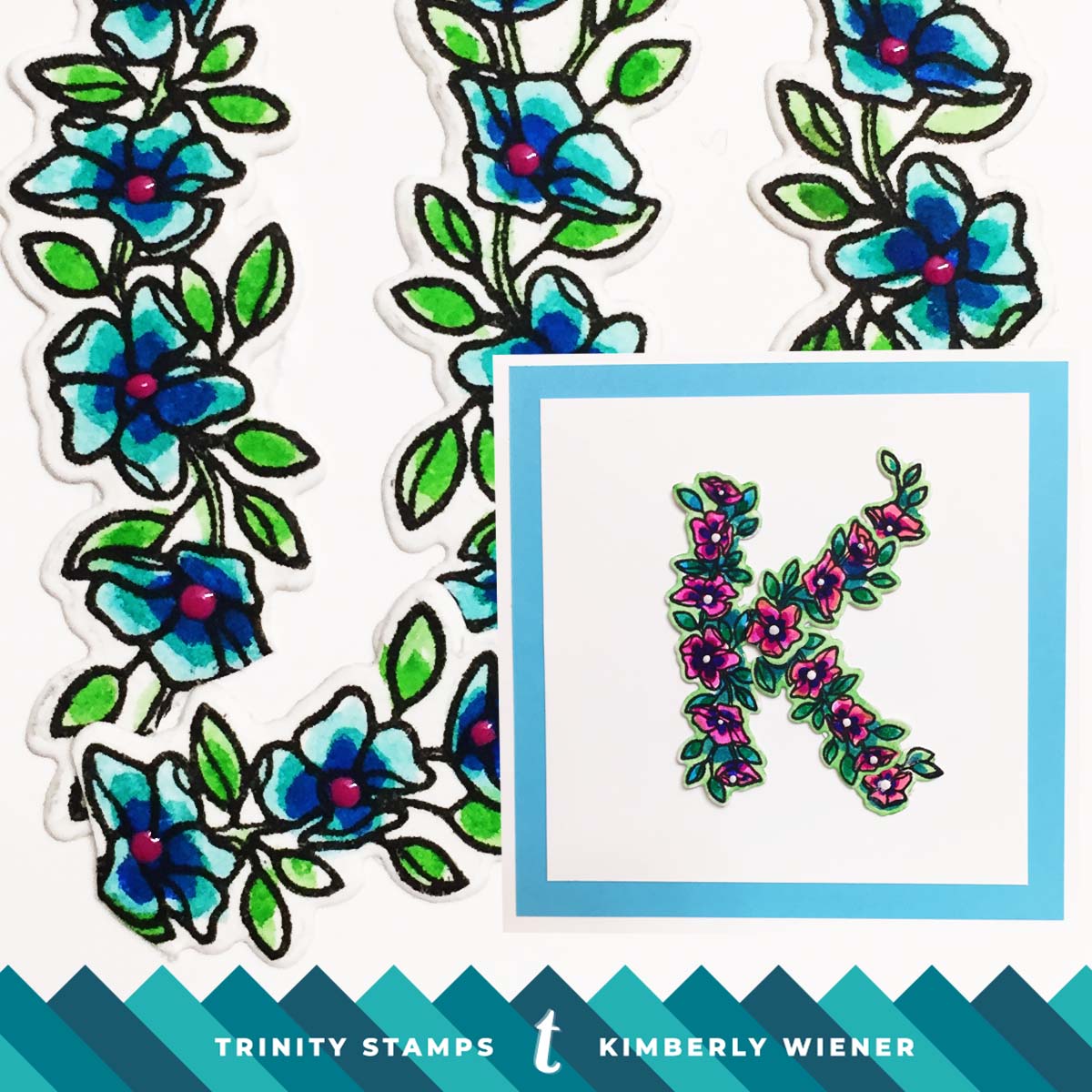 If you wanna make a few monogrammed note cards, this Trinity stamp set ...