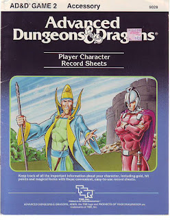 Quag Keep: Player Character Reference Sheets (2nd Printing)