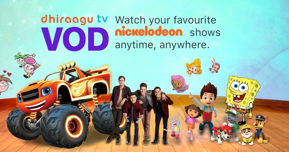 NickALive!: Dhiraagu Maldives Adds Nickelodeon Programming to VOD Service