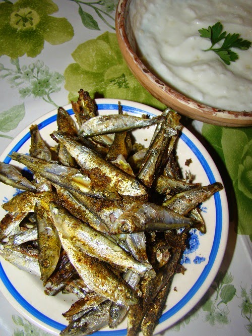 Cristina's world: Hamsie condimentata coapta la cuptor