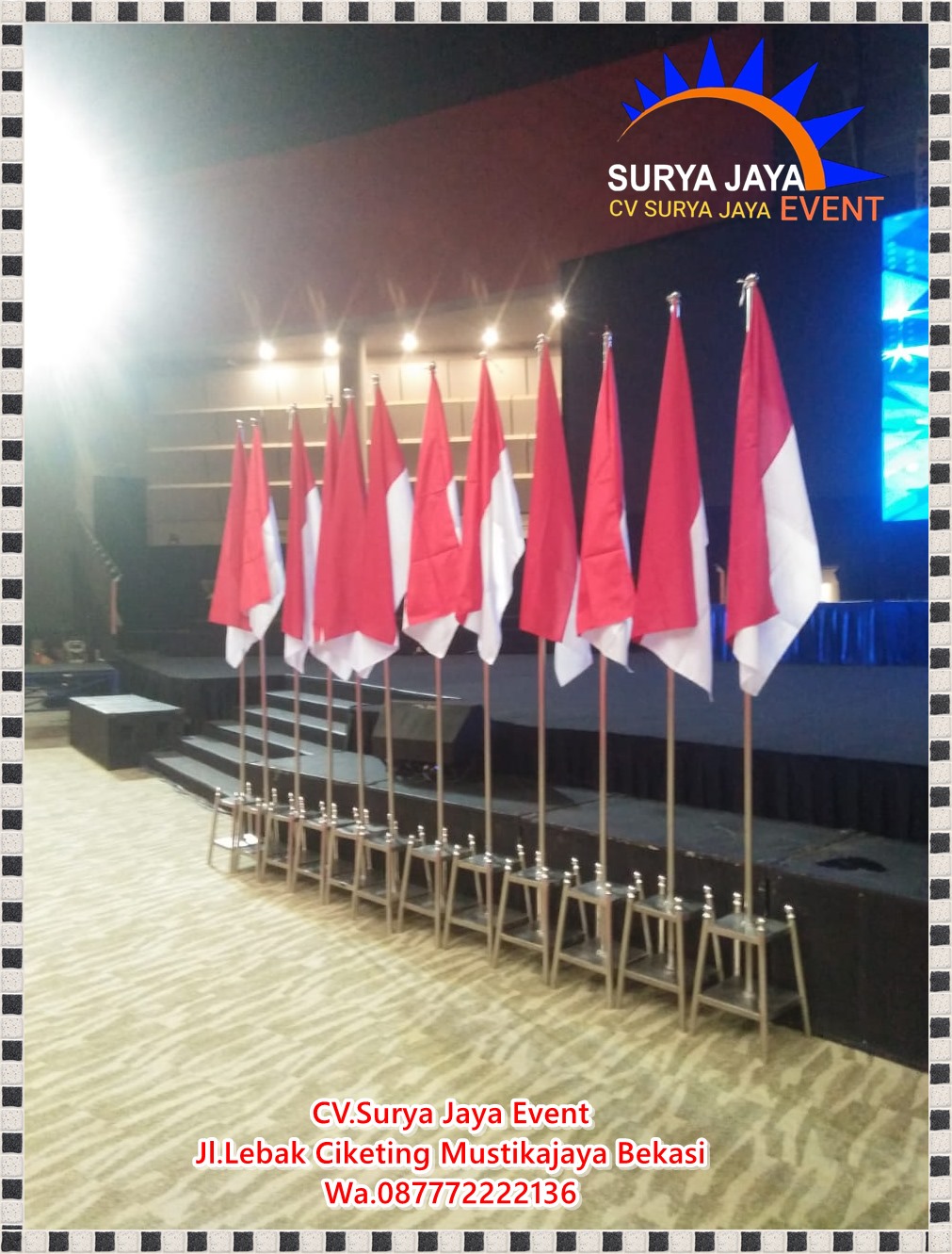 Sewa Tiang Untuk Bendera