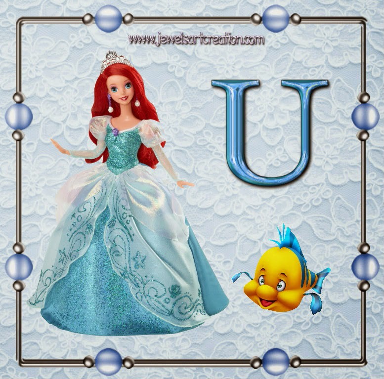 Ariel Barbie Abc. Letras de Ariel Barbie. - Oh my Alfabetos!