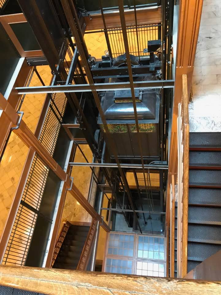Artistry At The Statehouse: Post #6, The Famous Cage Elevator