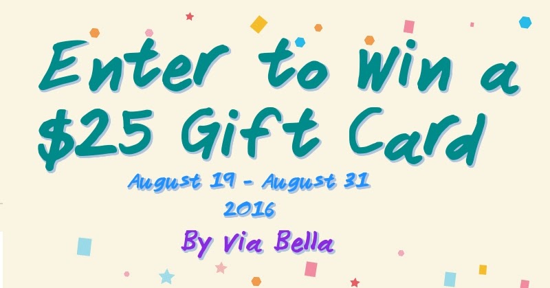 Via Bella: Enter to Win a $25 Online Gift Card!