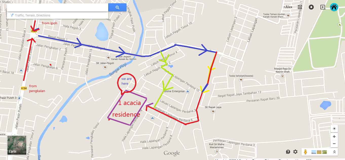 1-Acacia @ Lapangan Panorama Acacia: Road-Map 1 Acacia