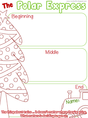 My Idea File: The Polar Express FREEBIE