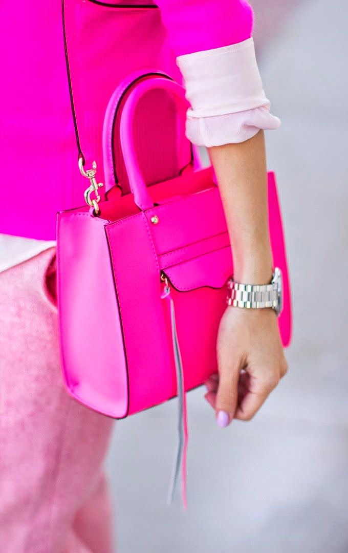 Lolalolailo Blog: como combinar bolso rosa