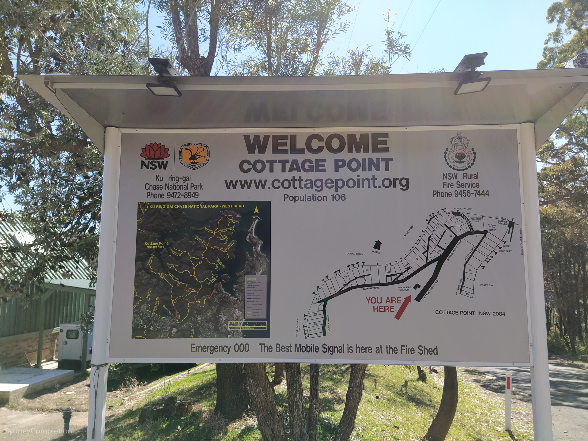 Say Cheese: Cottage Point - Completing Sydney