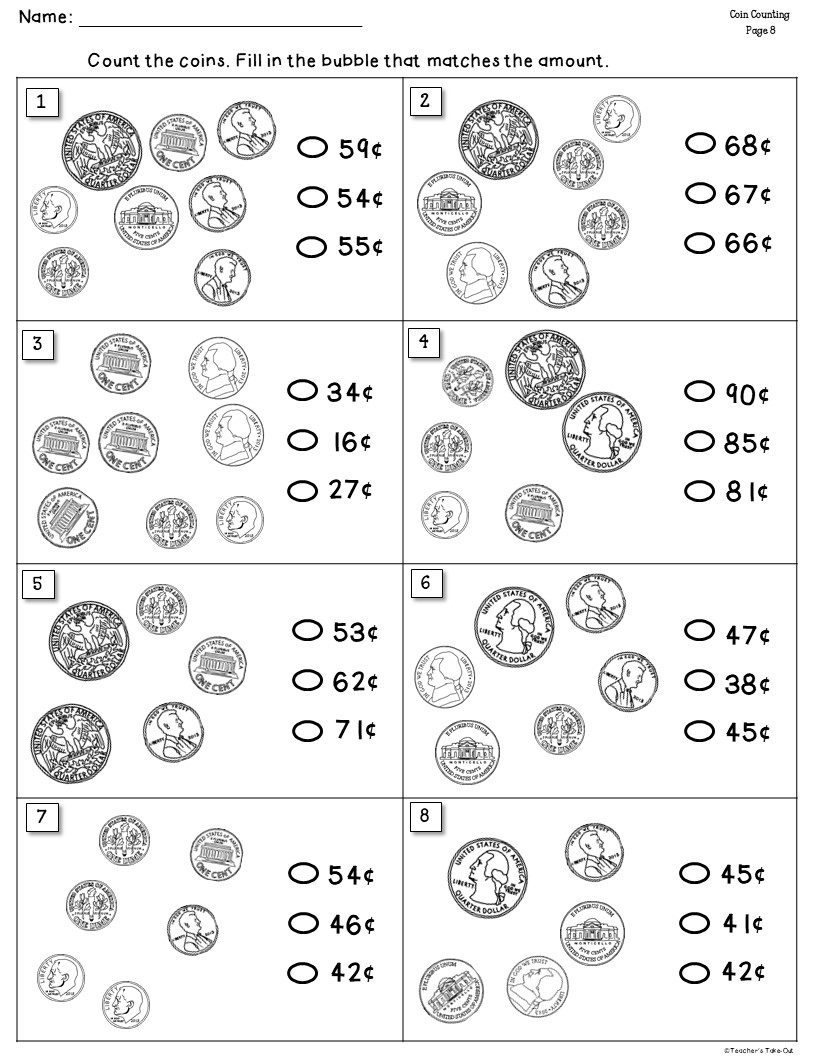 Show Me the Money Boards Freebie | Teacher's Take-Out