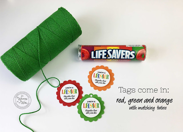 It's Written on the Wall: You're a LIFESAVER—Thanks For All You Do ...