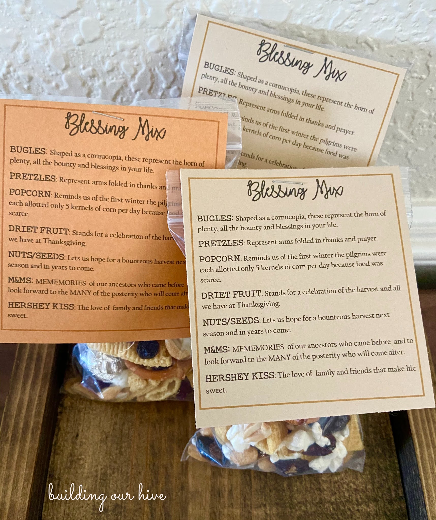 Blessing Mix with 2 printable tags!