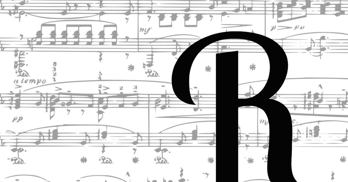CJO Photo: Printable Initial Art: Musical R