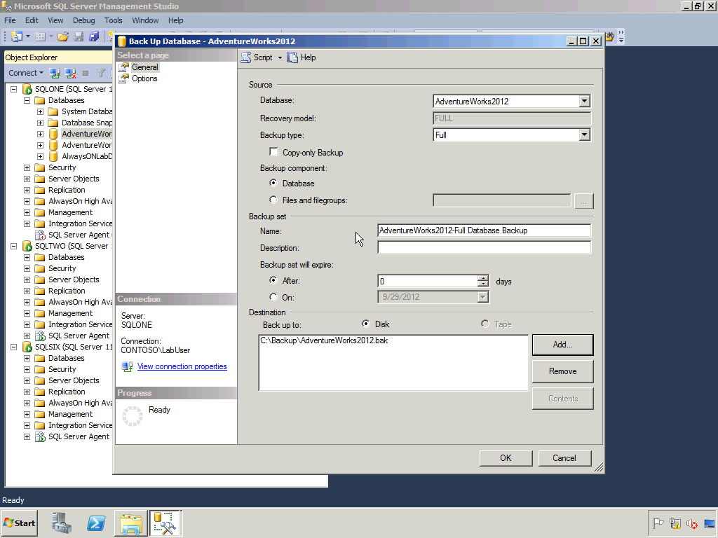 SQLSolutions and SSIS: MS SQL Server 2012 - Database Mirroring Setup ...