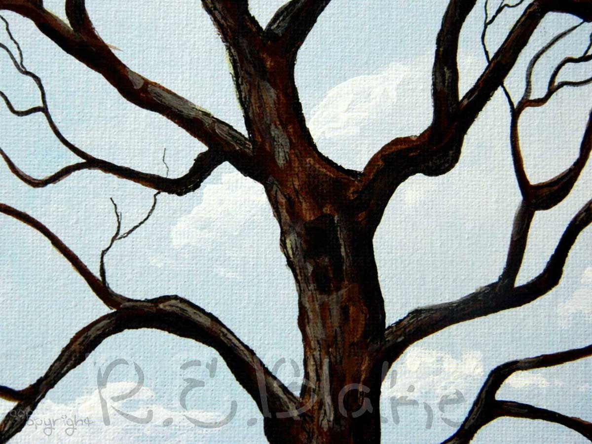 Crafting a Reality: Thumb print trees