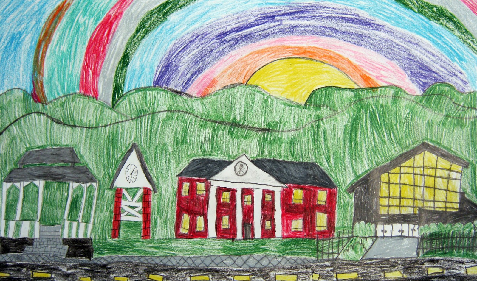 Mrs. Levine's Art Room : SECOND GRADE . . . A Ranney Landscape