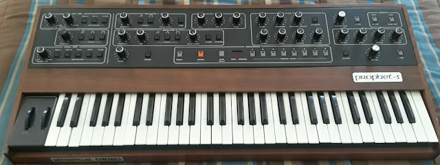 MATRIXSYNTH: Sequential Circuits Prophet 5 Keyboard Synthesizer SN 6099