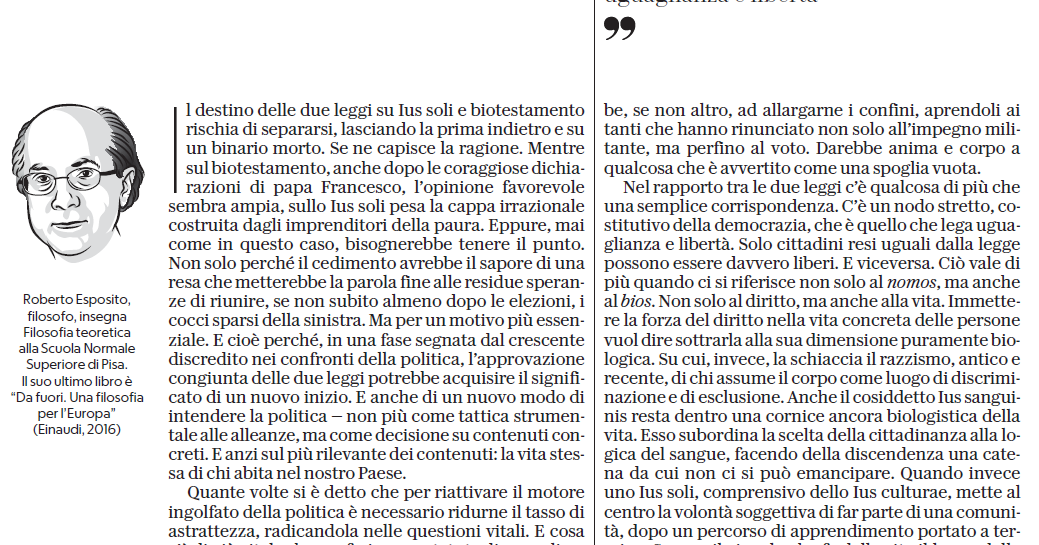 materialismo storico: Italian Theory tra nomos e bios. Soprattutto bios
