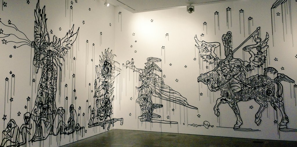 Drawing : Hew Locke and drawing with personal materials