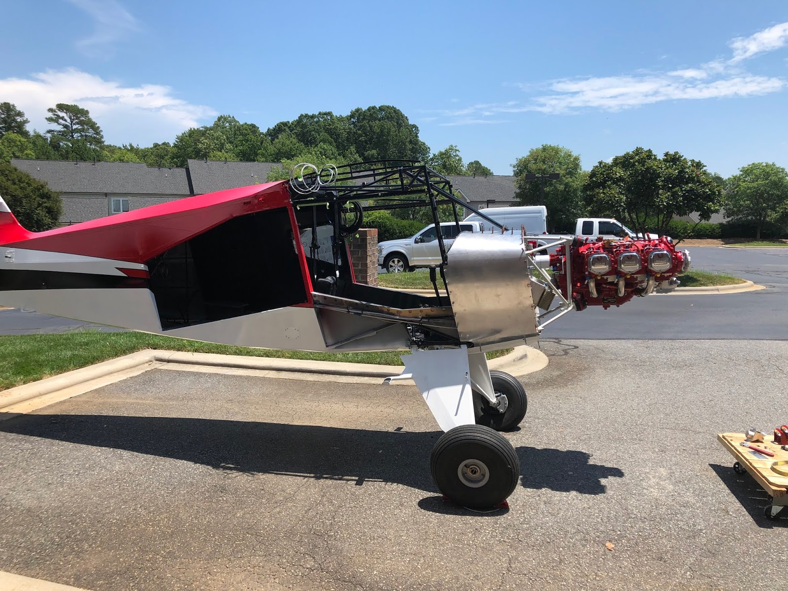 N6408C Bearhawk 4 Place Builders Log: Hanging the Engine