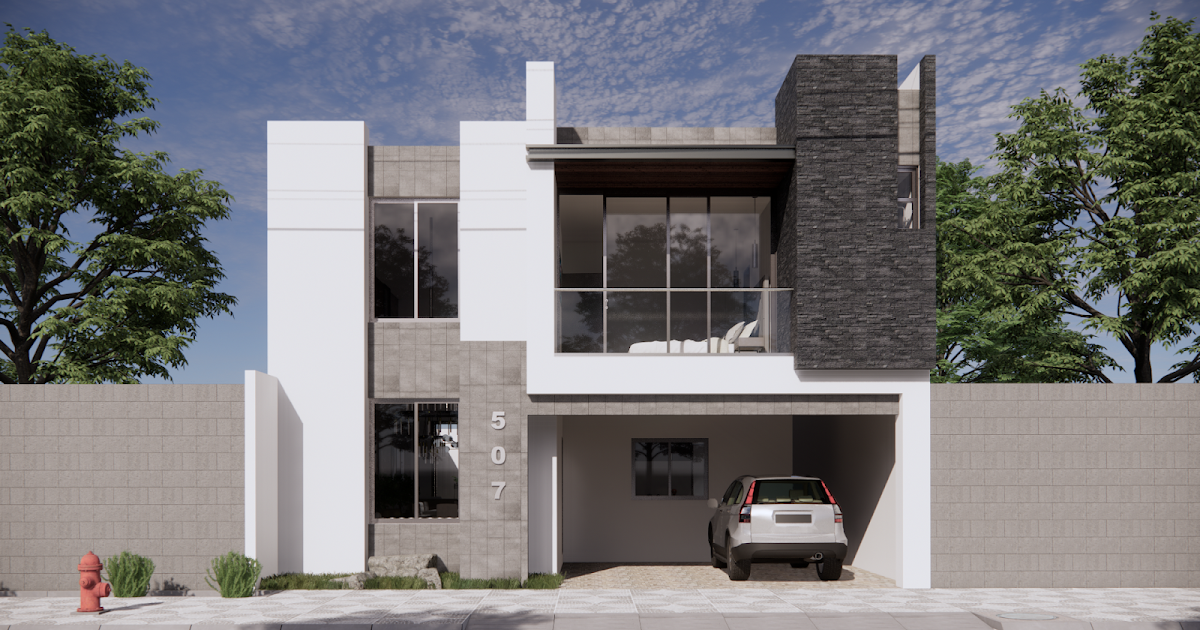 PLANO DE CASA DE 10 X 20 CON PISCINA Y MINI BAR