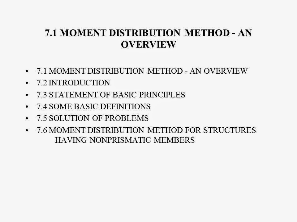 MOMENT DISTRIBUTION METHOD | Civil Engineers Zones