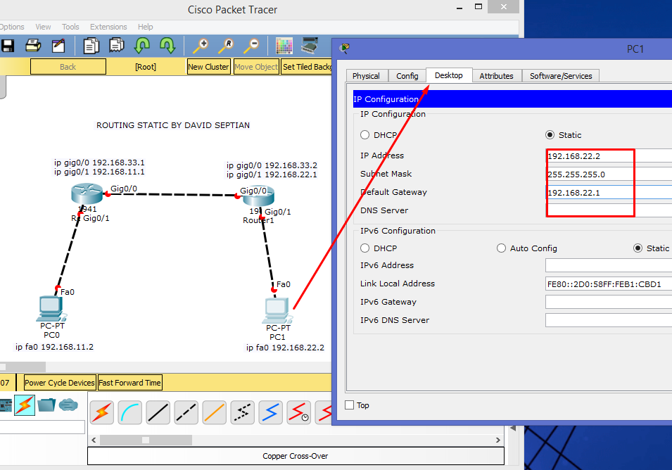 SETTING ROUTING STATIC PADA ROUTER CISCO ~ dsrtkj