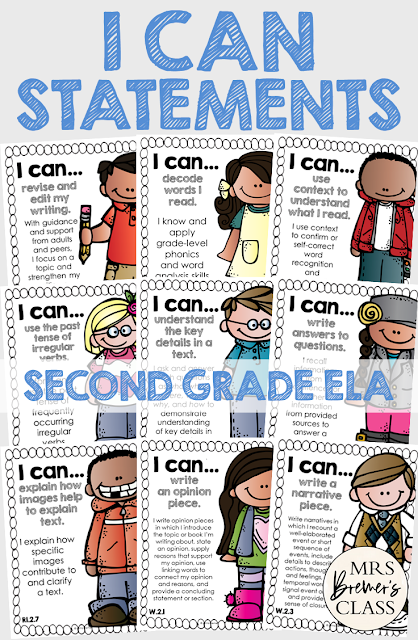 I Can Statement Charts | Mrs. Bremer's Class