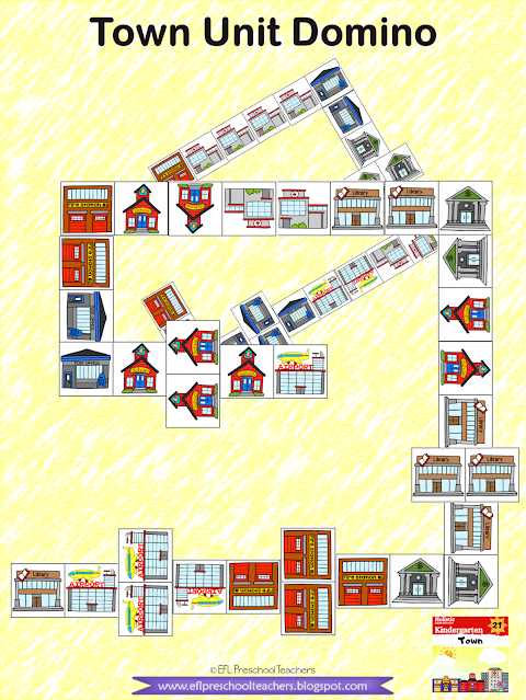 ESL/EFL Preschool Teachers: Town Unit Games for Kindergarten English ...