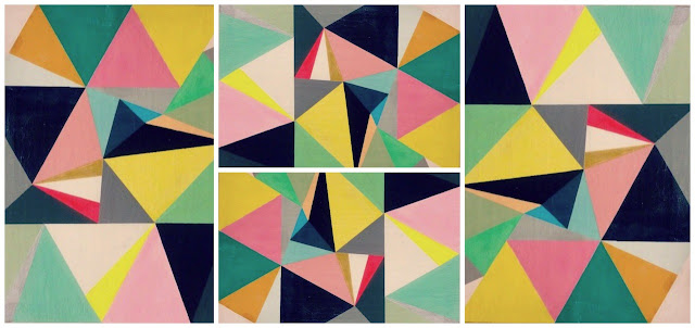 A faire soi-même Tableau triangles - Valy's blog