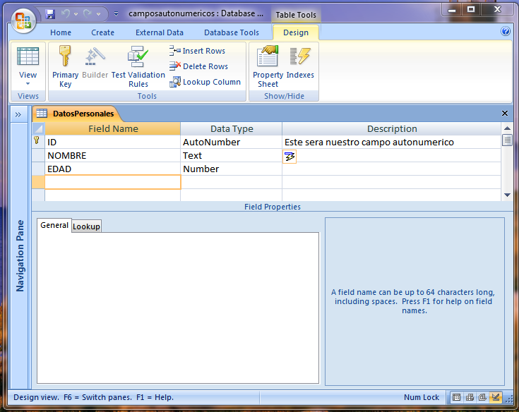 Aula Click de Access 2010 | 2007 | 2003: Personalizar campo ...