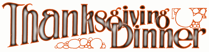 "Thanksgiving Dinner" titles or banners | Christian Clip Art Review