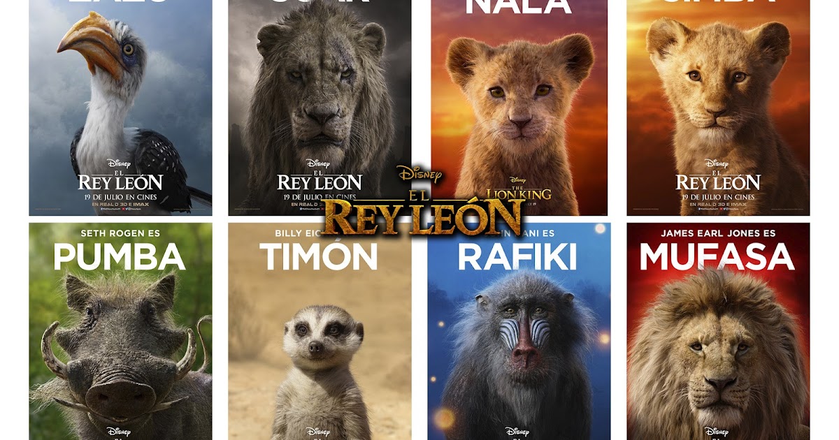 Disney lanza nuevo tráiler y nuevos pósters de 'El Rey León' - Portal ...