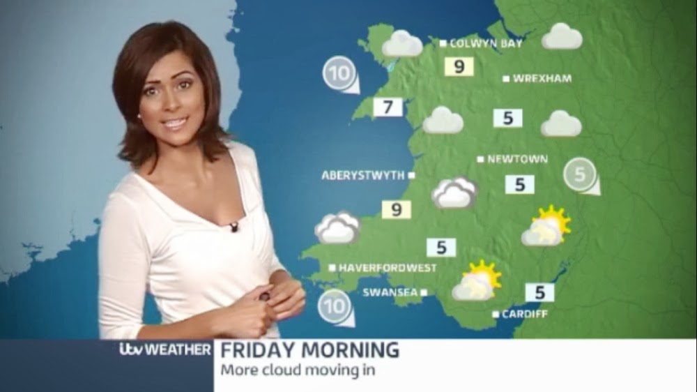 UK Regional News Caps: Lucy Verasamy - ITV Weather