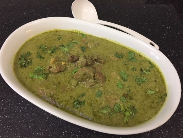 Shobha's Food Mazaa: NILGIRI MUTTON CURRY