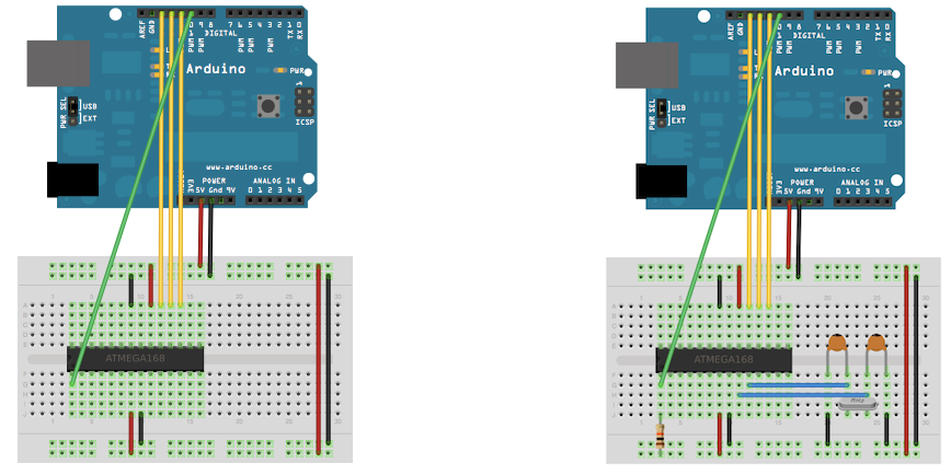 Arduino Bootloader To Atmega328 Atmega8 And Attiny85