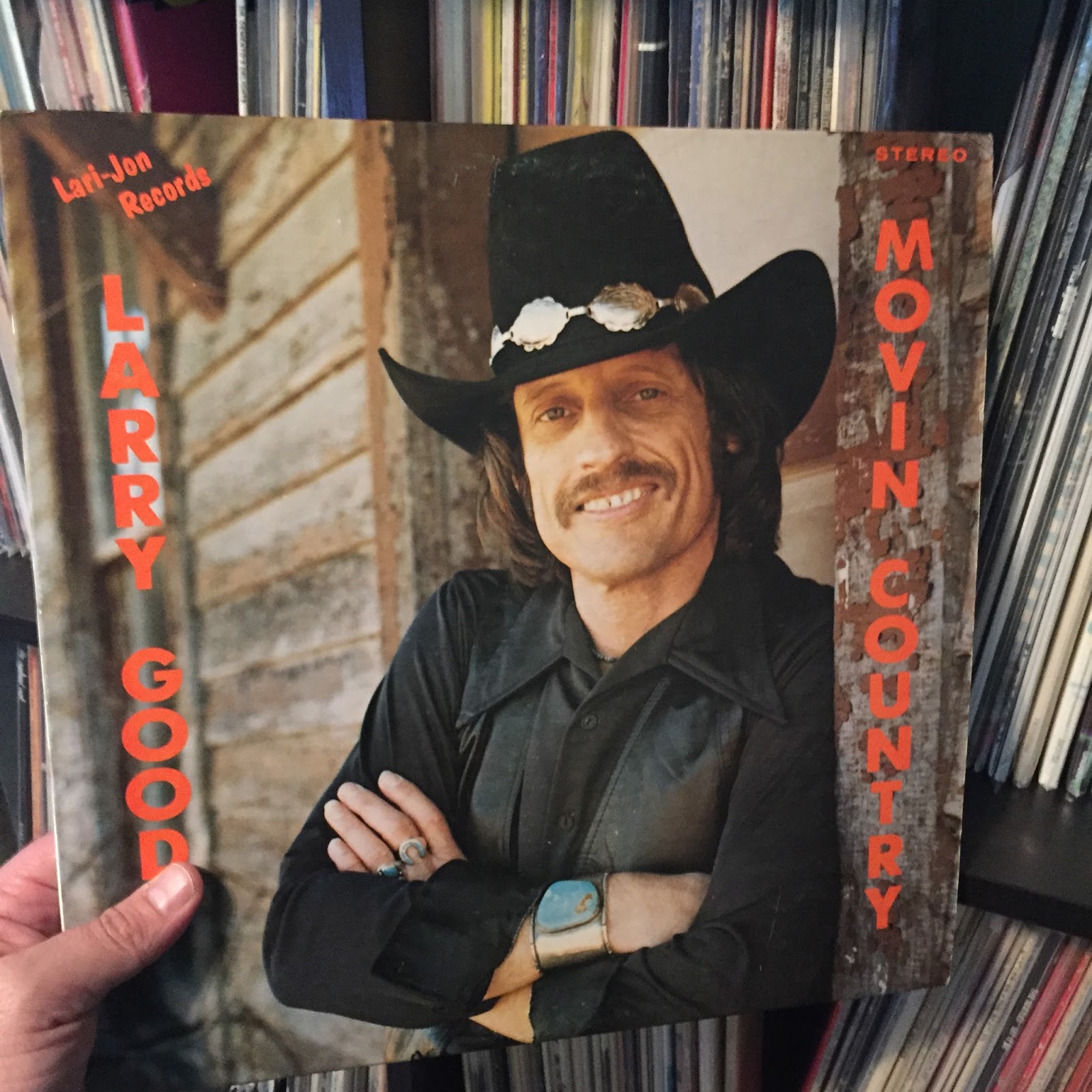 Kansas City to Lawrence Vinyl Records: Larry Good Movin' Country Lari ...