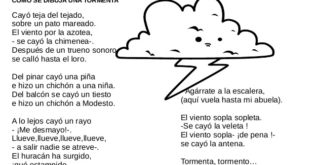 ¿CÓMO SE DIBUJA UNA TORMENTA?