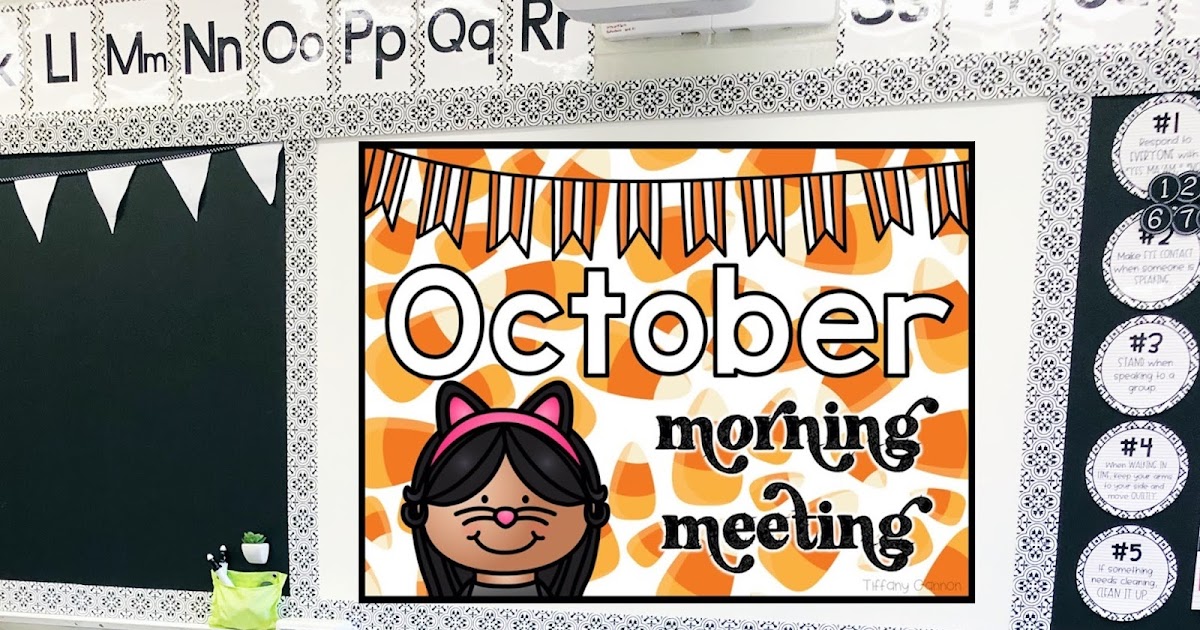 October Morning Meeting Activities and Slides | The Lemonade Stand