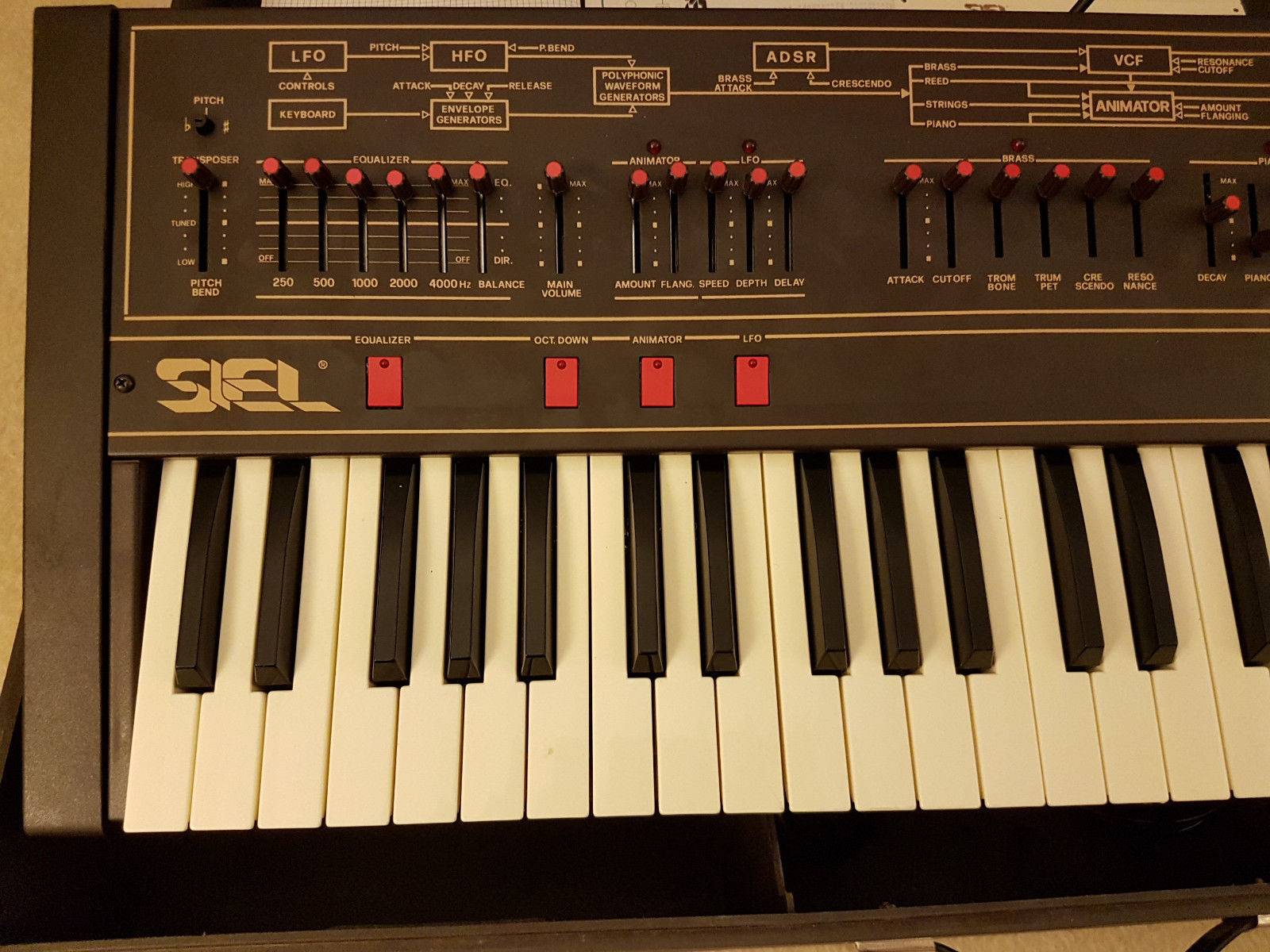 MATRIXSYNTH: SIEL ORCHESTRA 2 SYNTHESIZER SN 235/307