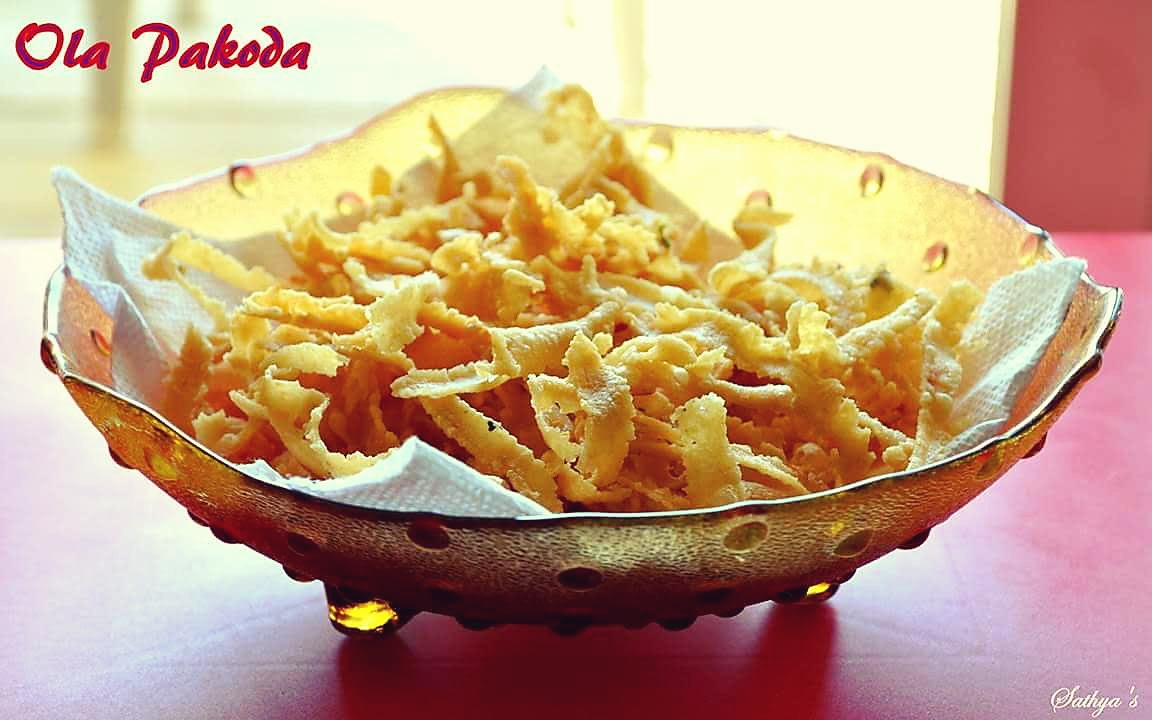 Sathya's Delicacies: Ola / Ribbon Pakoda