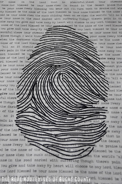Fingerprint Artwork {Meaningful Art} | East Coast Creative