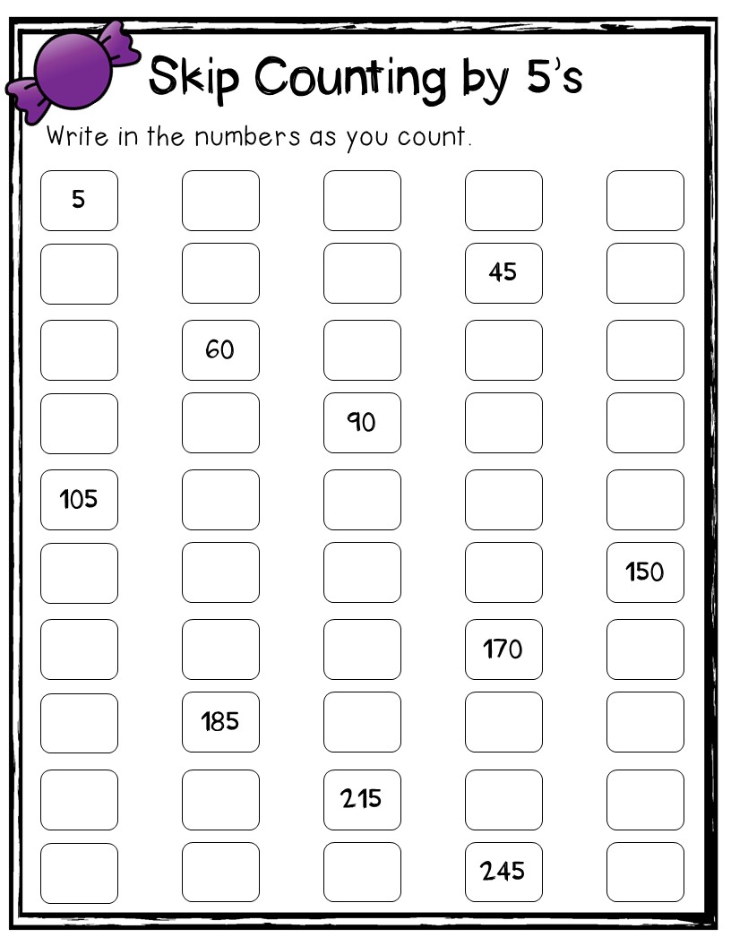 Joyfully Teaching: Make your Masterpiece - Skip Counting Print and Go
