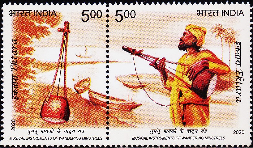 Heritage of Indian stamps site: Stamps on Musical instruments