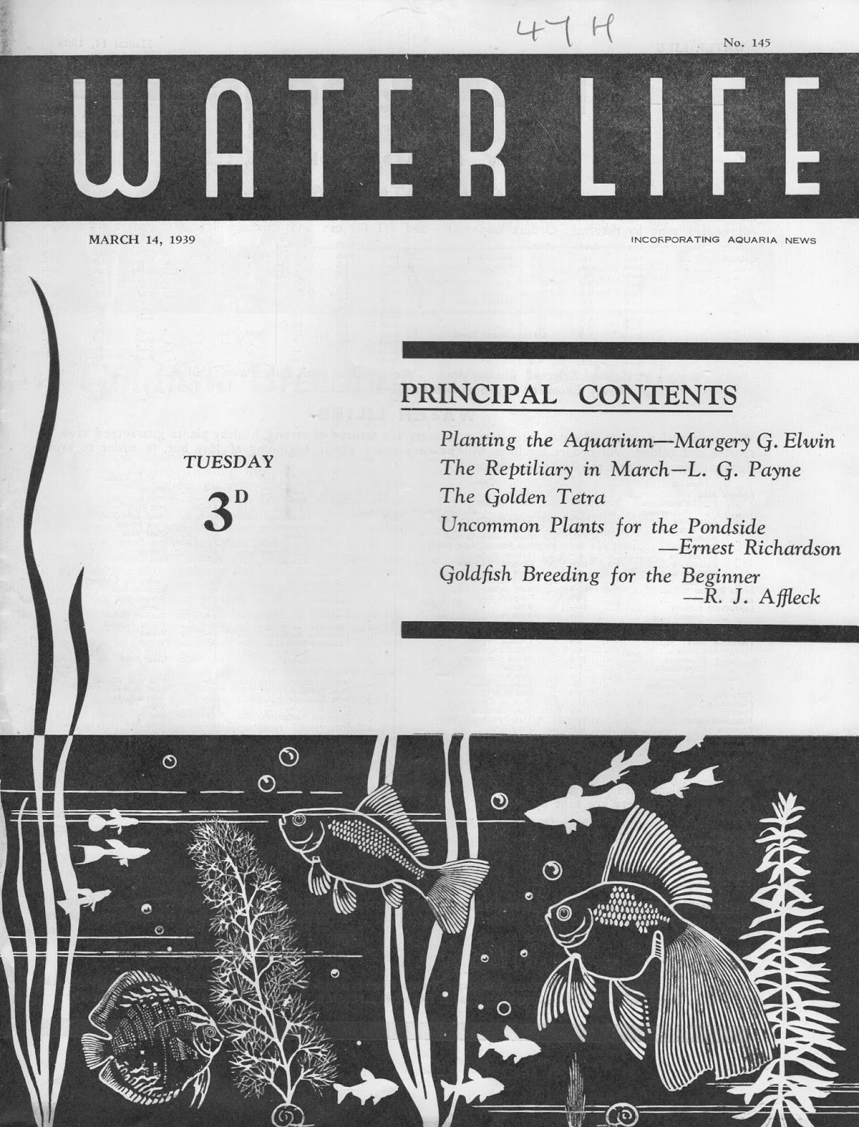 Zoology Jottings: Water Life Magazine 1936-1958: Part 1