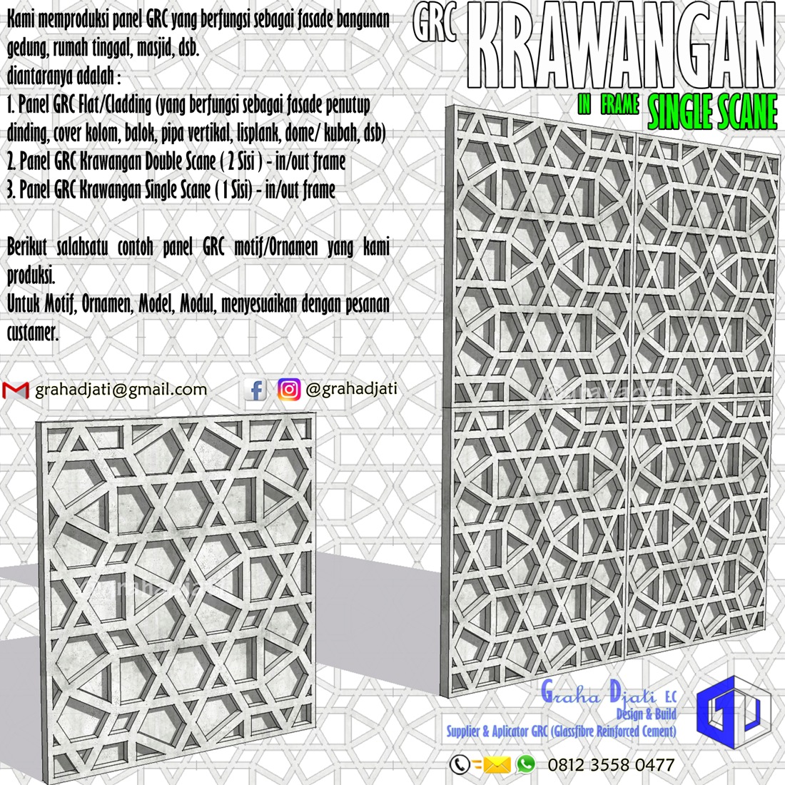 Krawangan Panel GRC