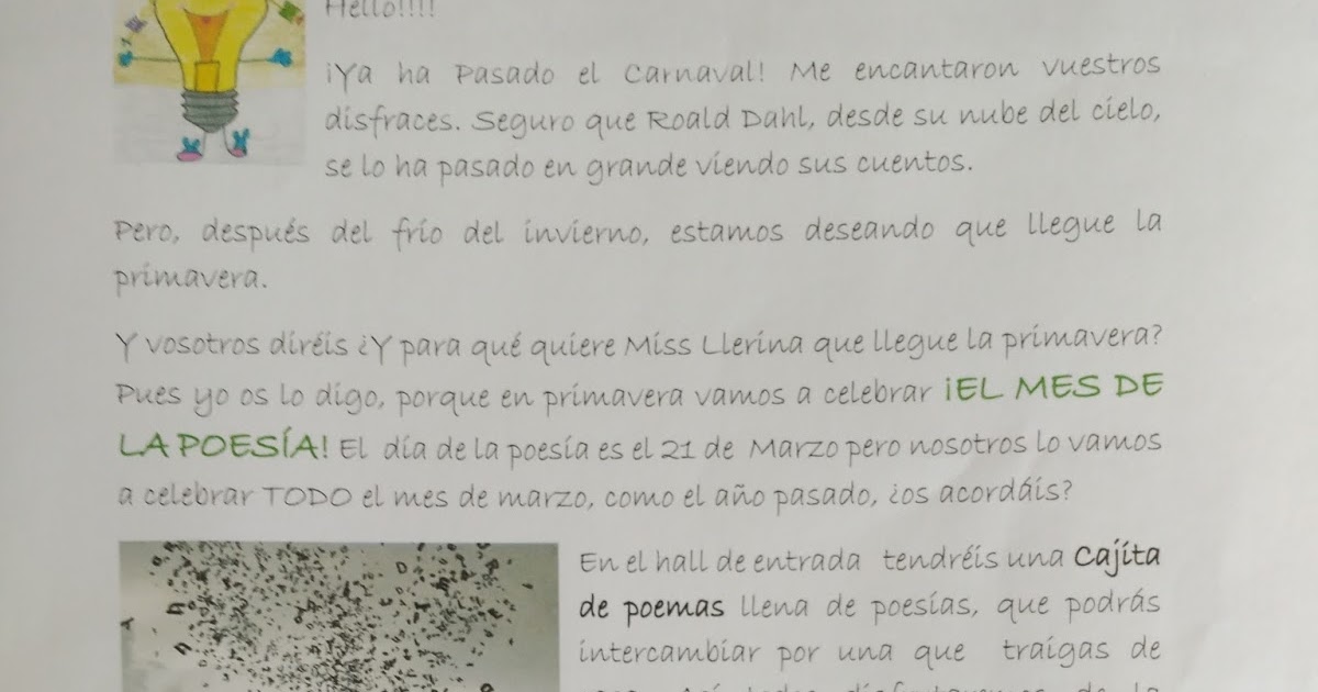 claseInma3: Mes de la poesía.