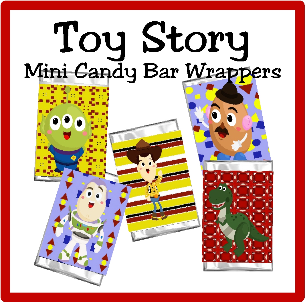 DIY Party Mom: Toy Story Mini Candy Bar Wrapper Printable
