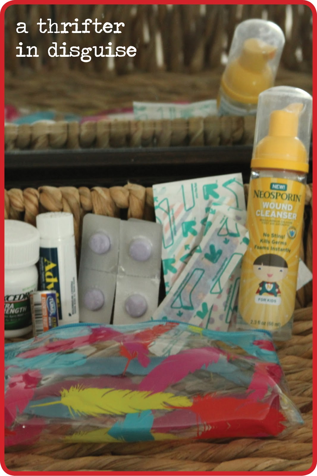 A Thrifter in Disguise: No Frills, Space-Saver Boo-Boo Kit