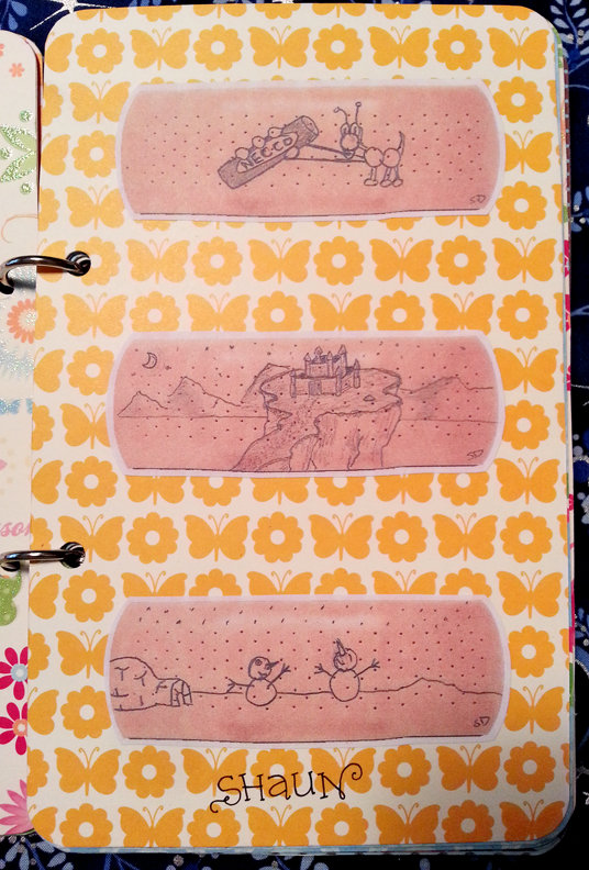 tanglebucket • • • •: Get-well wishes for Mimi (the band-aid project)